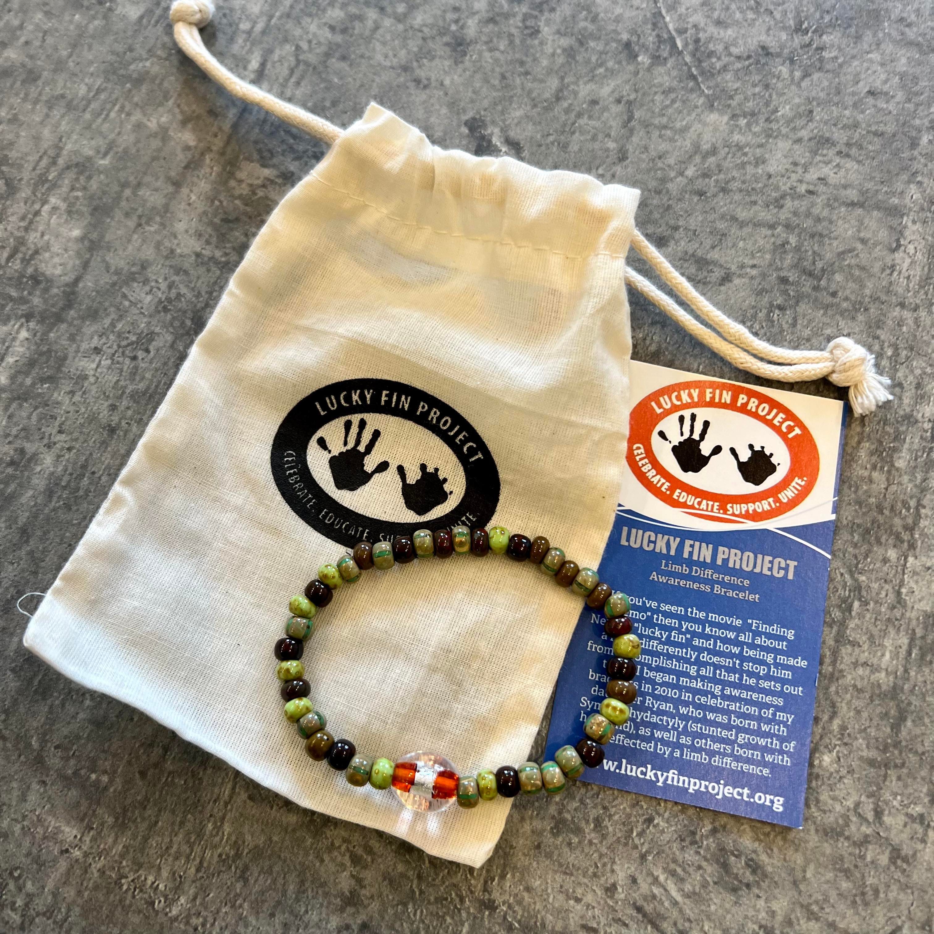 Limited Edition Lucky Fin Bracelet- Agave | Signature Handmade Lucky ...