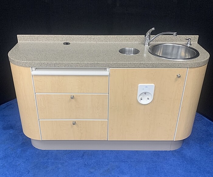 ADEC 5531 Dental Side Cabinet w/ Right Side Sink & Faucet - Solid ...