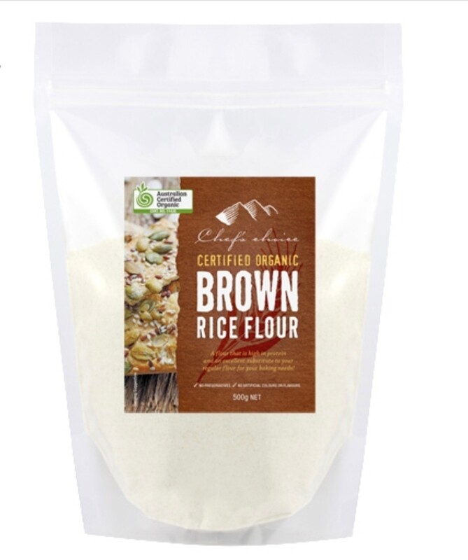 Chef's Choice Organic Brown Rice Flour 500g