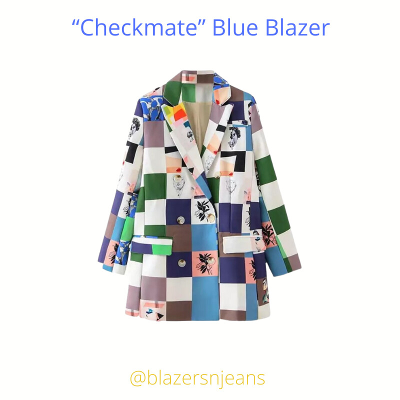 Blue Checkmate Art & Collectibles Digital Drawing & Illustration etna ...