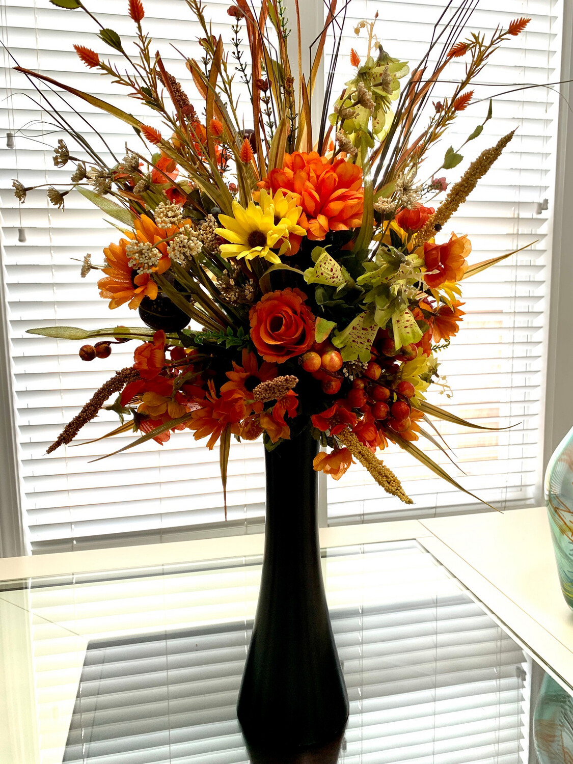 Tall Fall Flower Arrangements