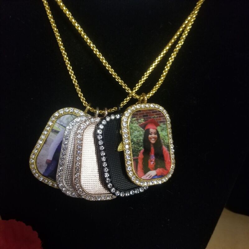 Custom Diamond Dog Tags