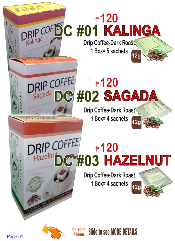 Drip Coffee 12 g 150 Php/box