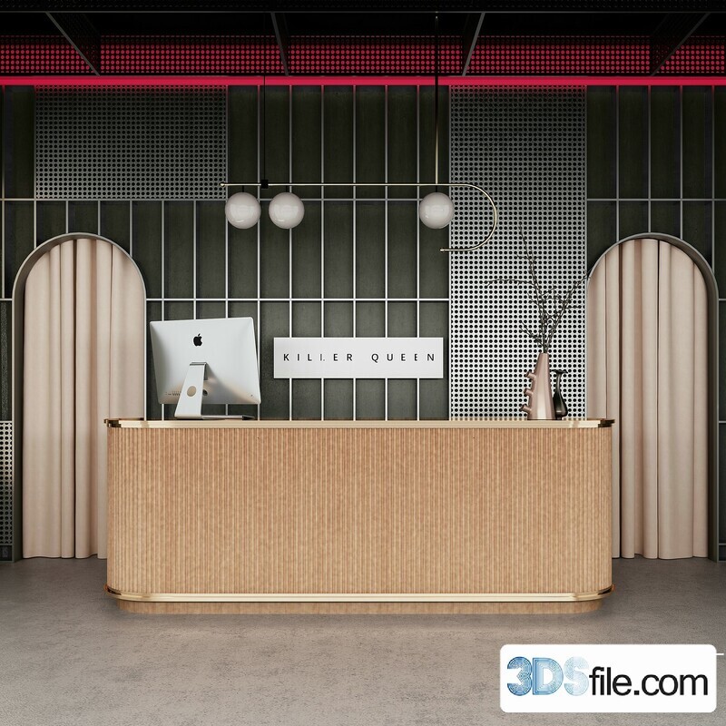 10 Lobby Design 3d Models Vol.06