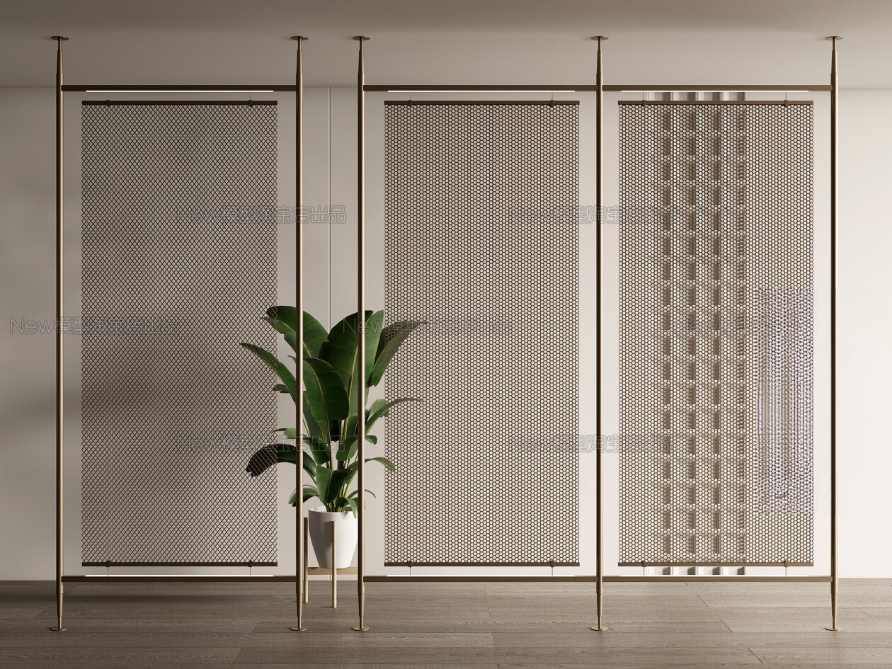 Full collection decorative partitions 3D Models vol.05