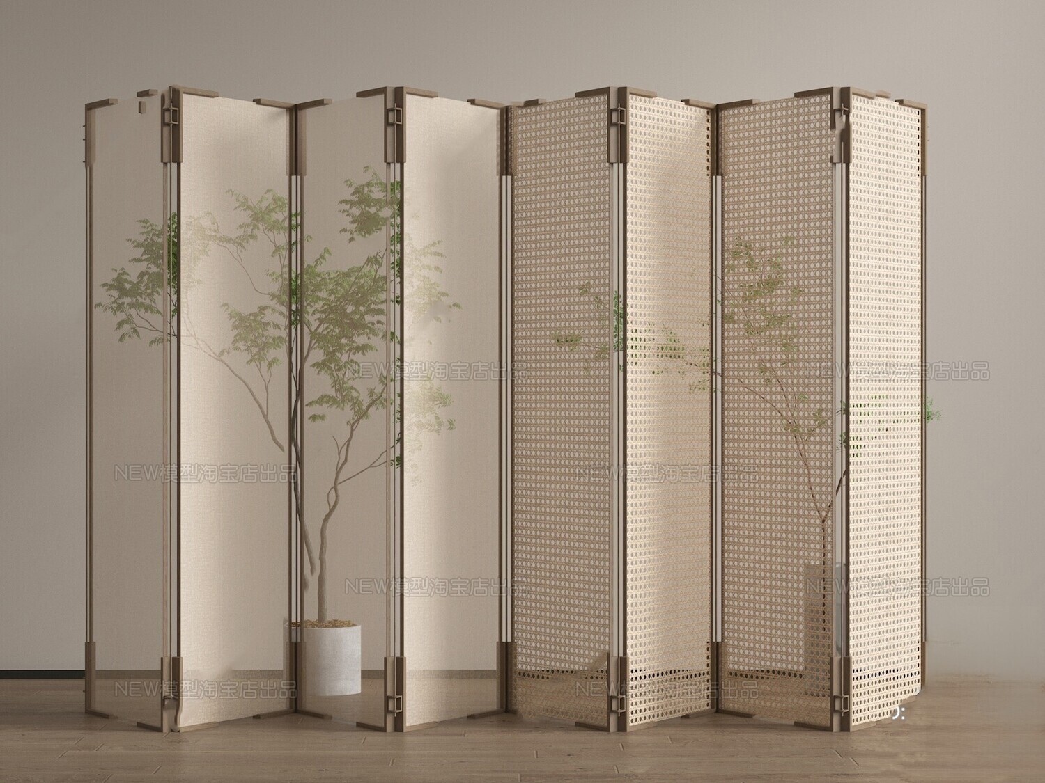 Full collection decorative partitions 3D Models vol.05