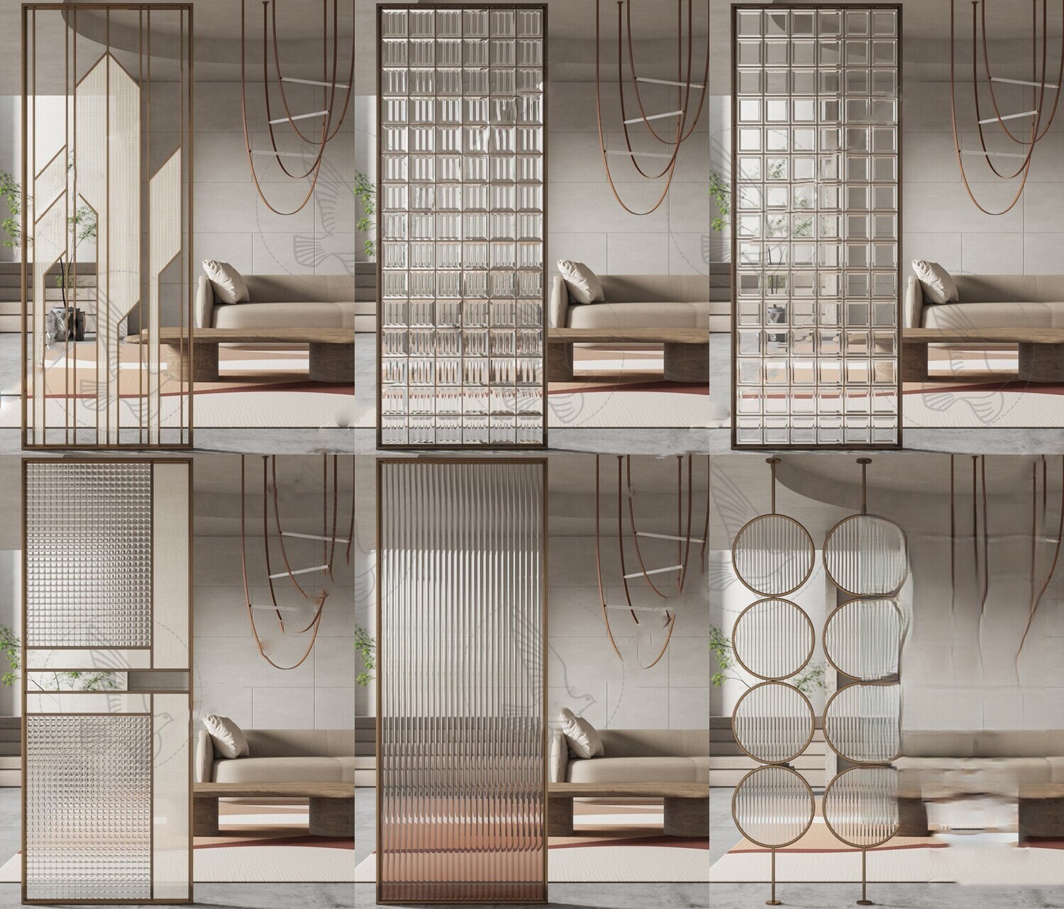 Full collection decorative partitions 3D Models vol.05