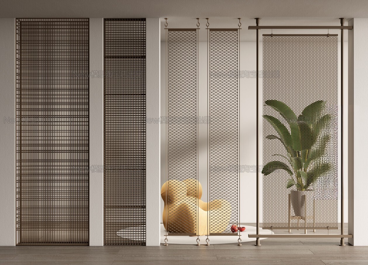 Full collection decorative partitions 3D Models vol.05