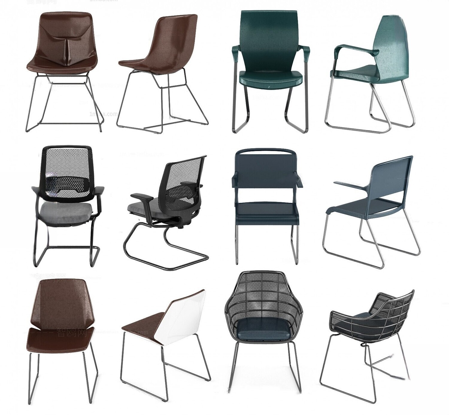 Full Collection Office 3d Models Vol.01