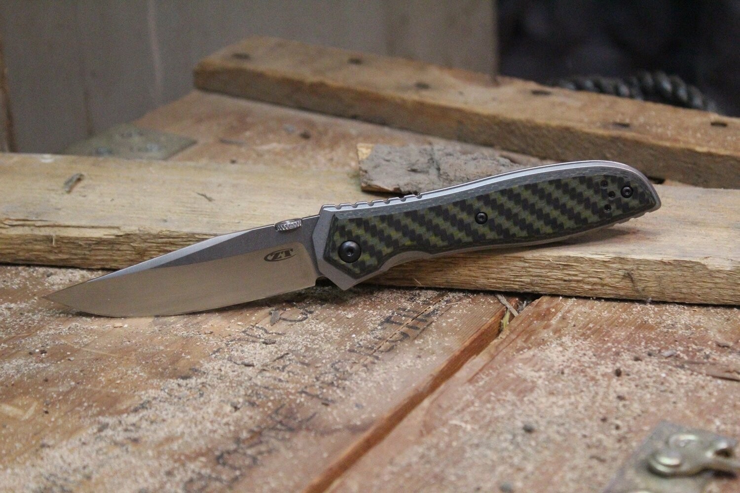 Zero Tolerance 0640 Emerson 3.75" Folding Knife Carbon / Fiber ...