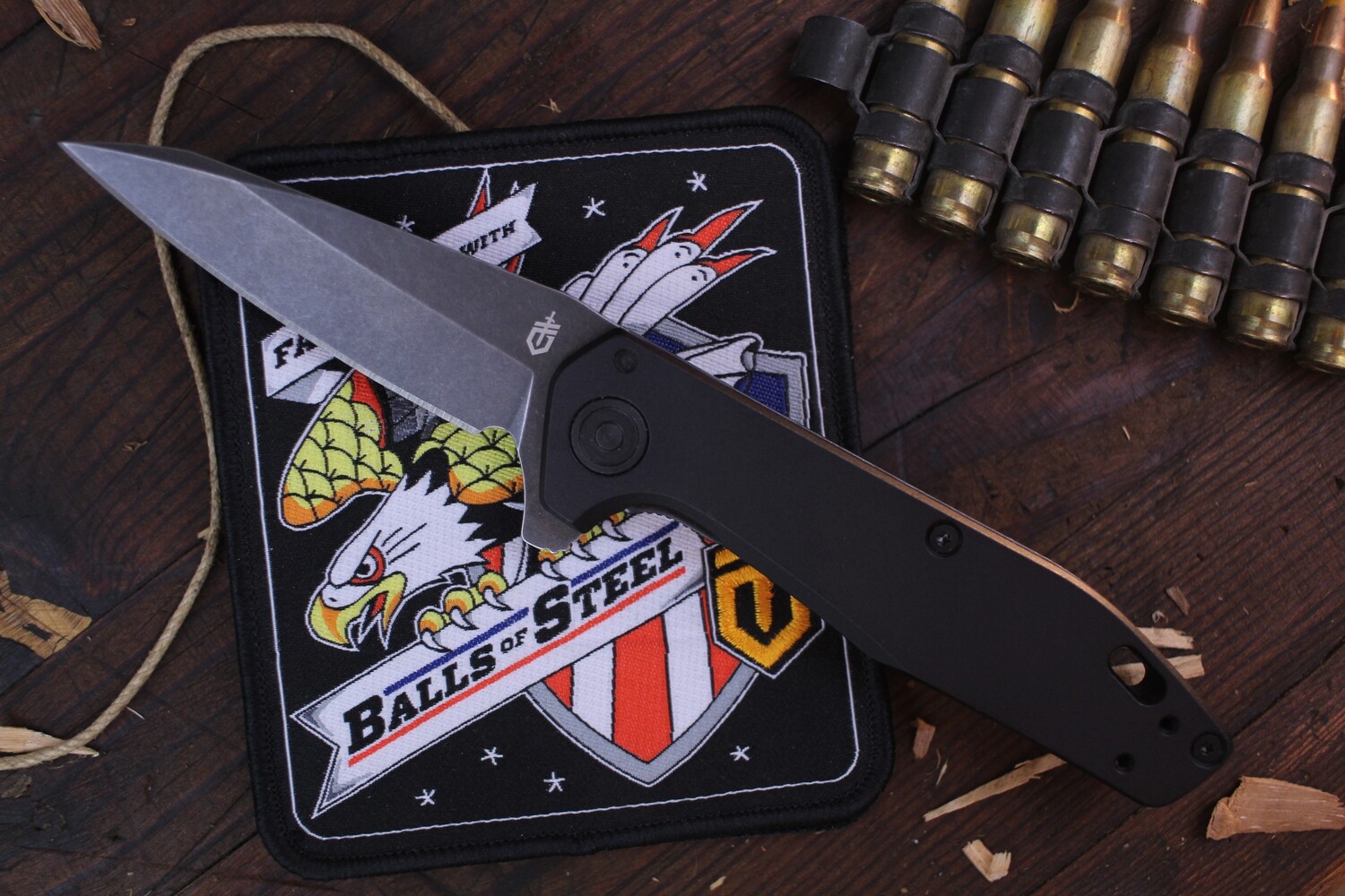 Gerber Fastball 3" Framelock Flipper / Black Aluminum / Black S30V