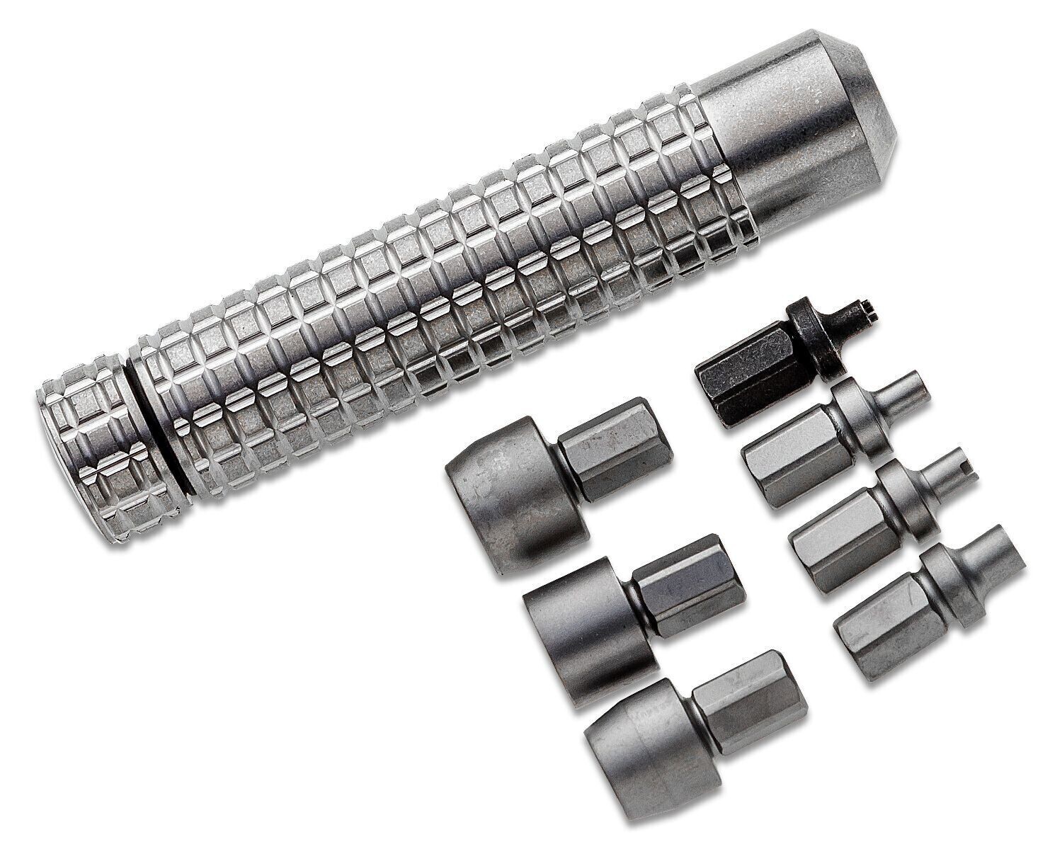 Microtech 98-4 MK Tool Kit with 8 Bits / Satin Stainless Steel