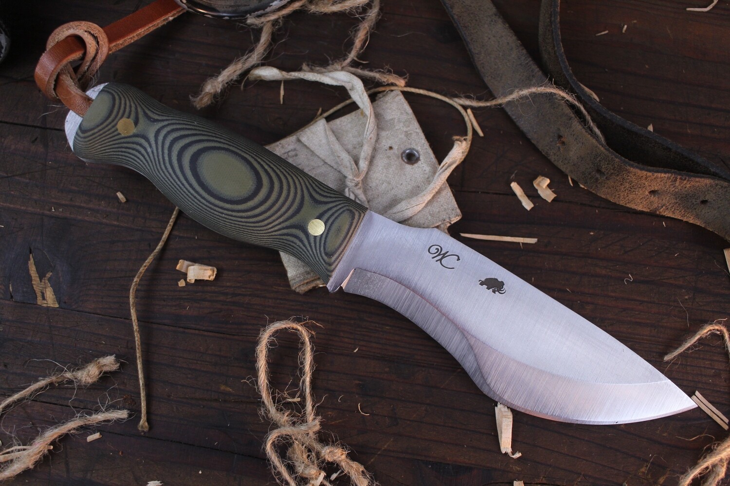 William Collins Alaska Survival Knife (AKSK) 6" Knife / Green Suretouch ...