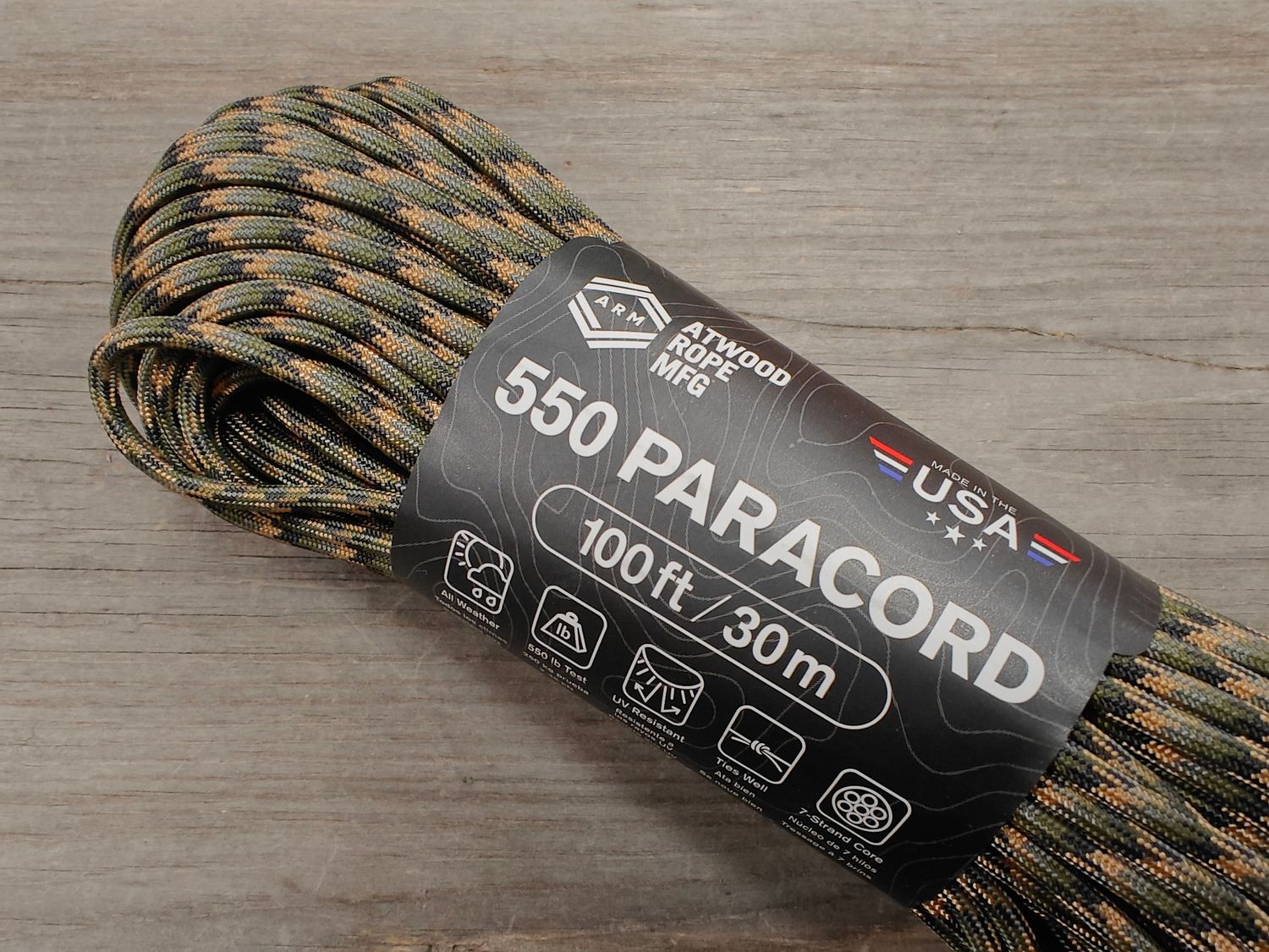 Paracord / Forest Camo Pattern