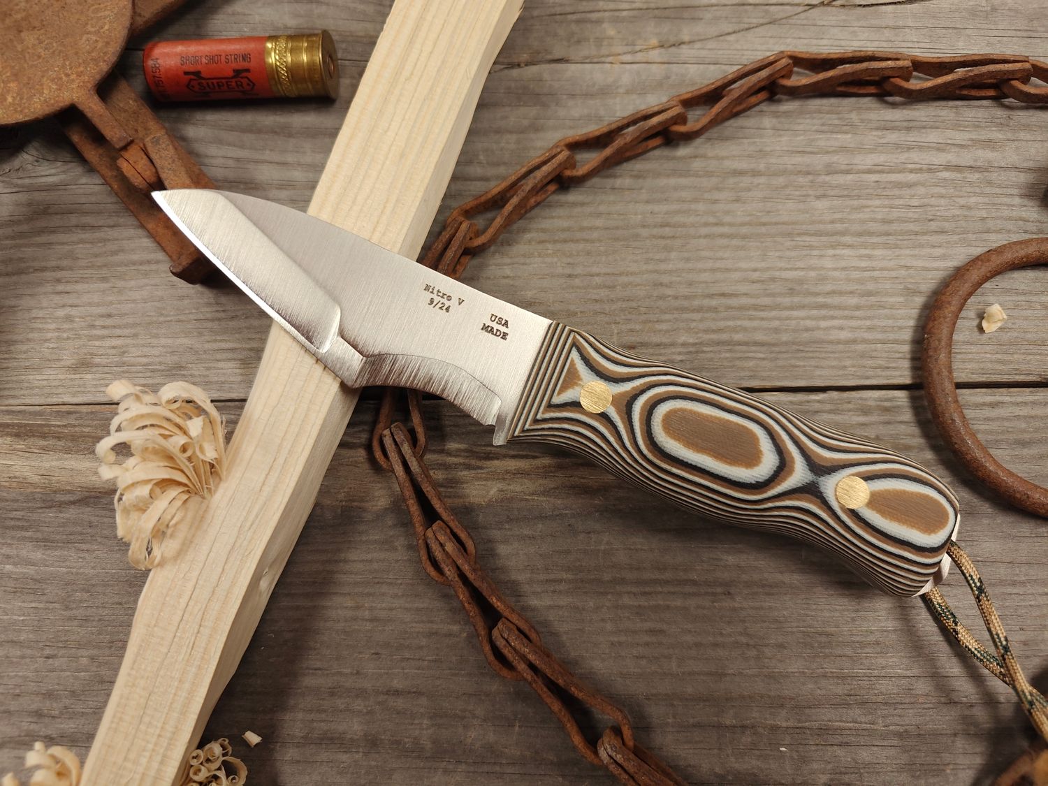 William Collins Master Bushman 4" Survival Knife / Black, White, and ...