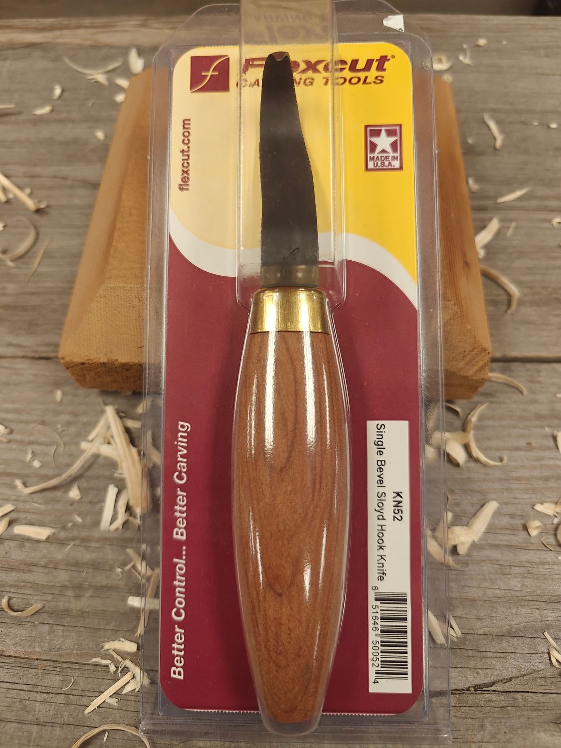 Flexcut Single Bevel Sloyd Hook Knife