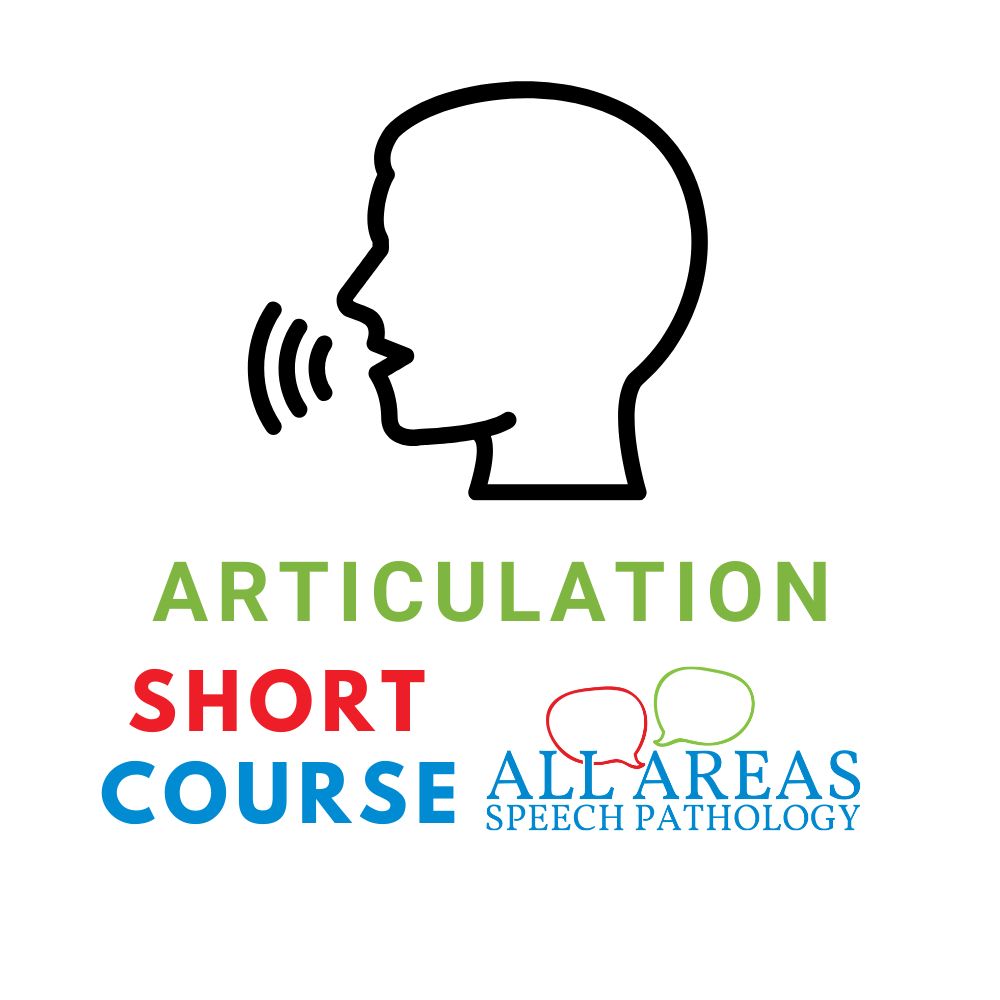 HELP WITH UNCLEAR SPEECH - ARTICULATION SHORT COURSE