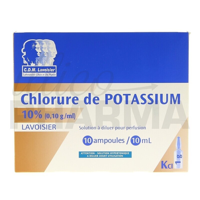 Chlorure de Potassium 200mg/10ml Inj
