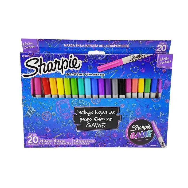 Plumones Sharpie Game Est X 20