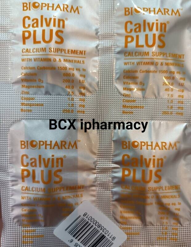 Calvin plus ကယ္လ္ဆီယမ္ ႏွင့္သတၱဳဓာတ္အားေဆး