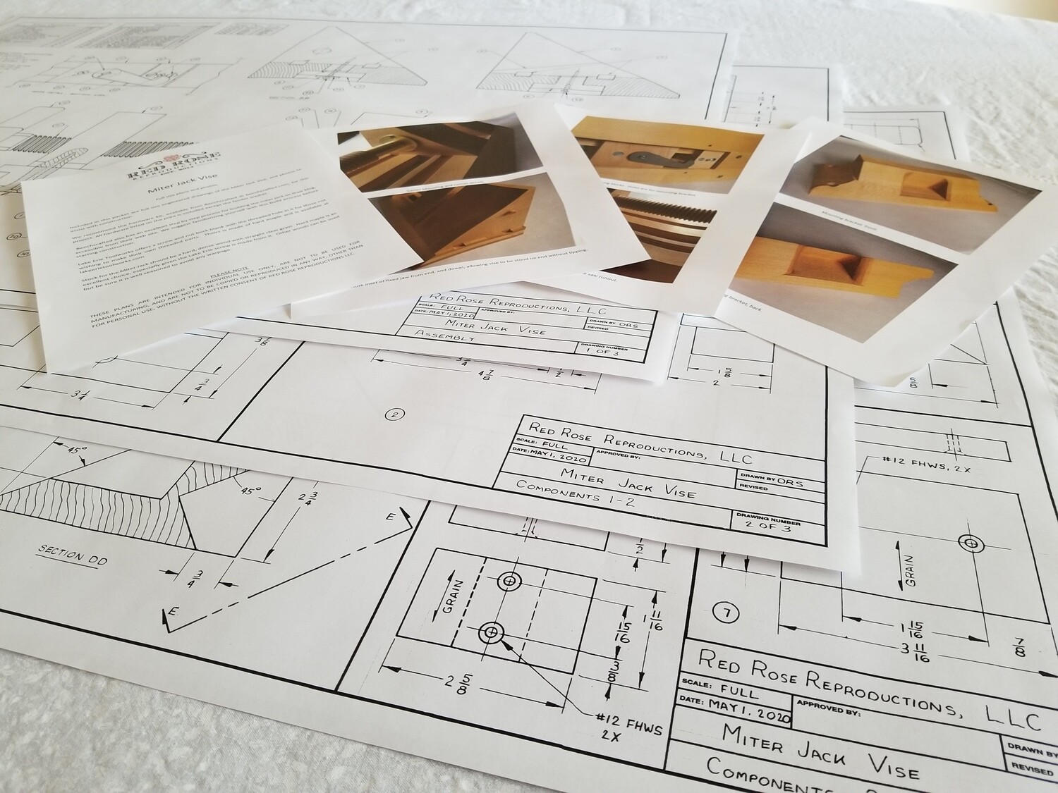 Plans and Plan Kits – Tools – Red Rose Reproductions