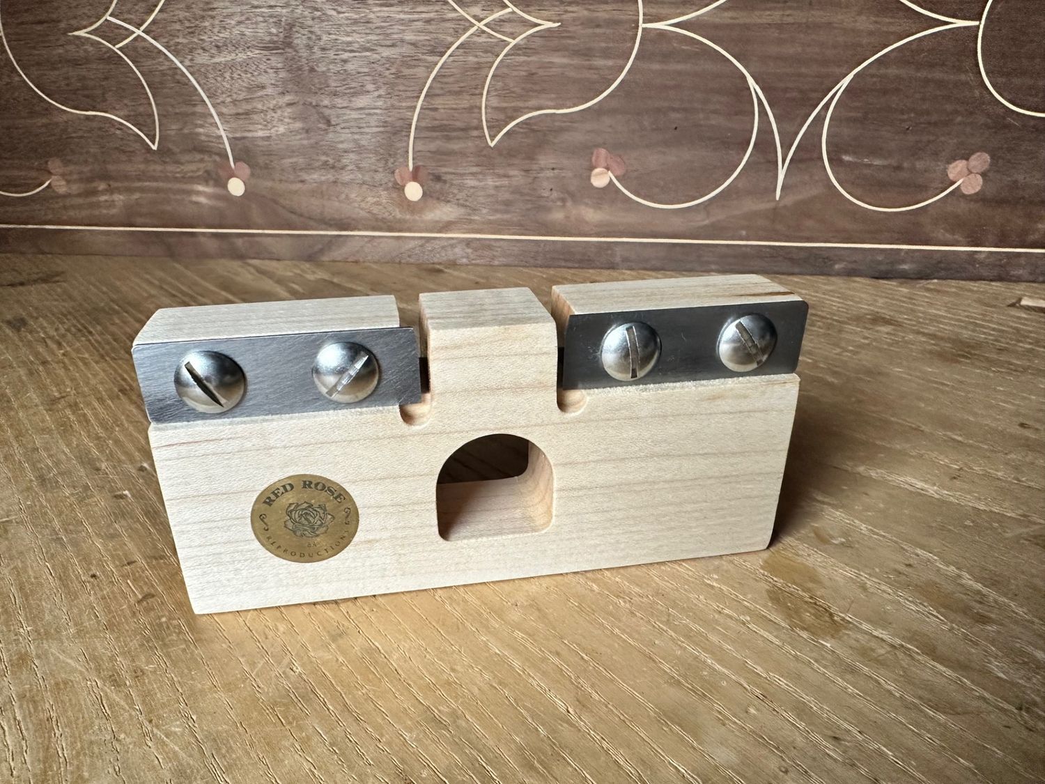 Inlay Thicknessing Gauge – Tools – Red Rose Reproductions