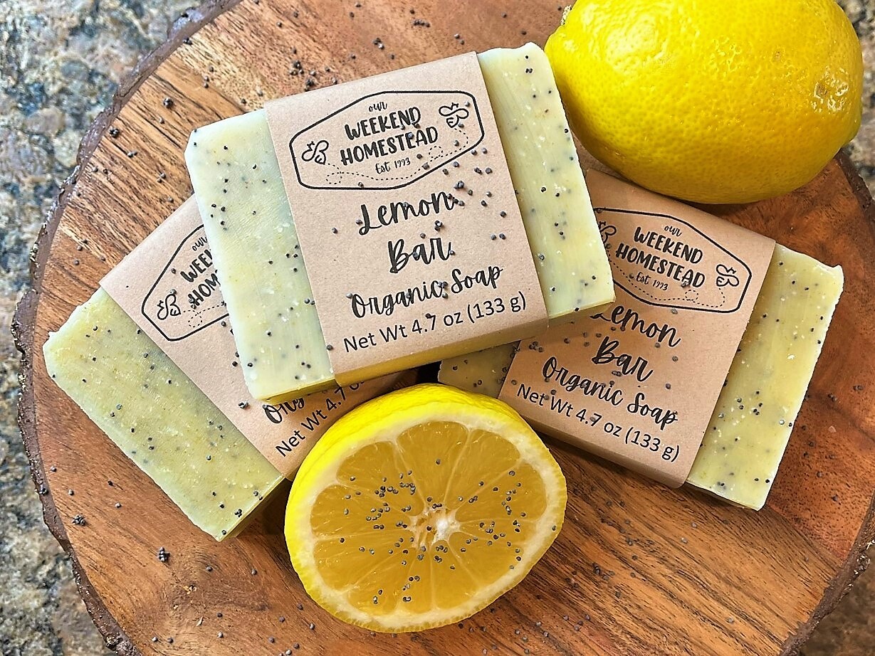 Lemon Bar – Handcrafted Organic Soap – Store – Our Weekend Homestead
