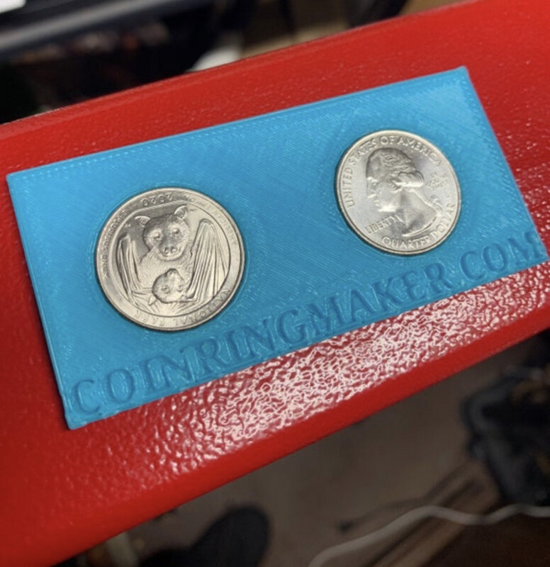 Quarter Punch Guides For Making Coin Rings - 1/2 inch and 3/4 inch ...