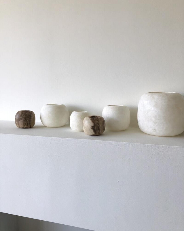 Alabaster Stone Candle Holder & Decorative Items Online