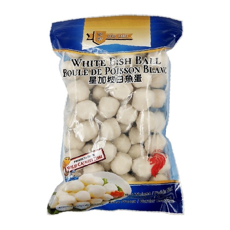 White Fish Ball 1kg x 10Pack 10kg