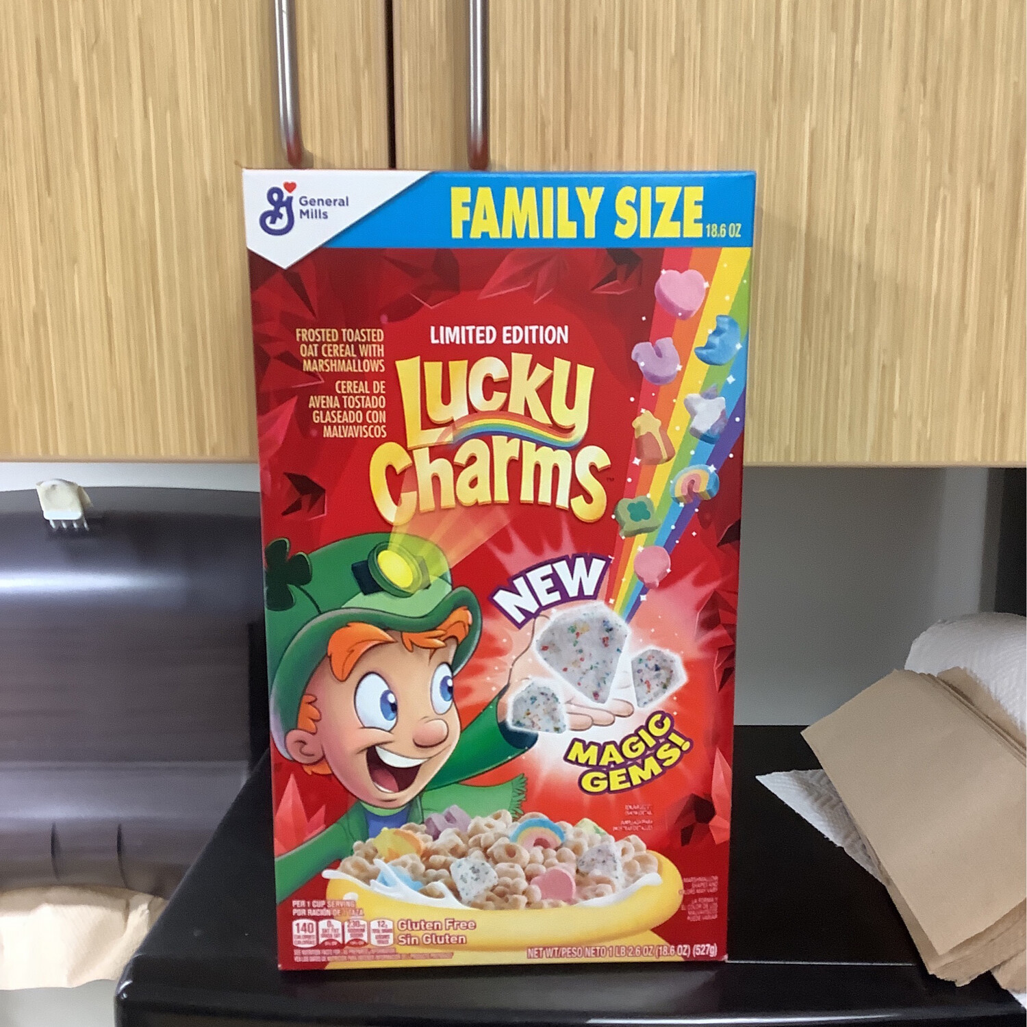 Cereal- Lucky Charms Family Size