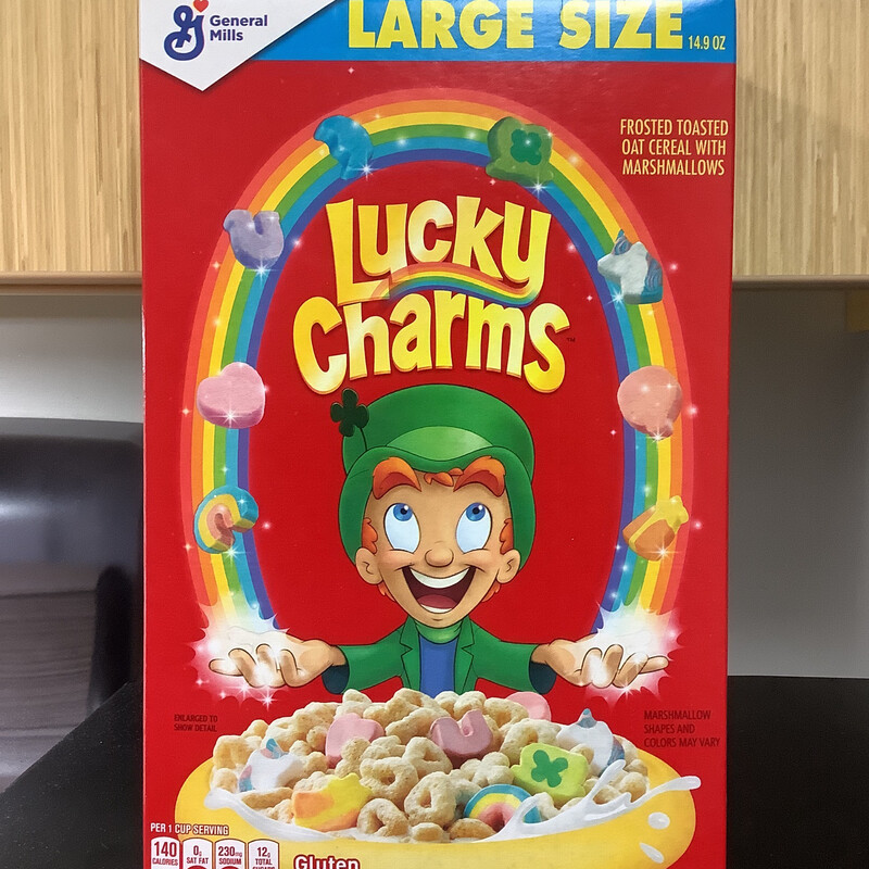 Cereal - Lucky Charms Large Size