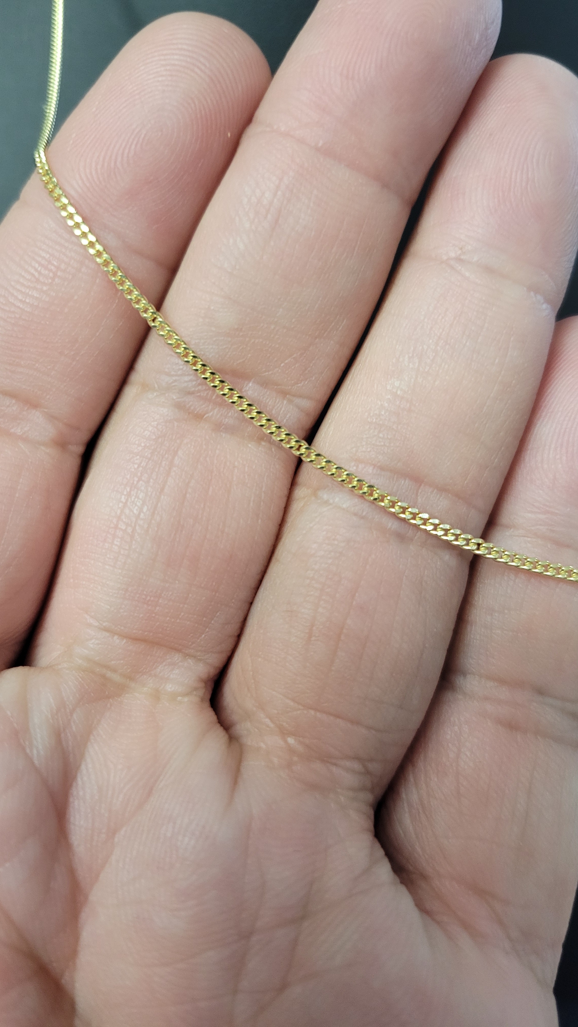 14K 1.5MM BABY CURB CHAIN