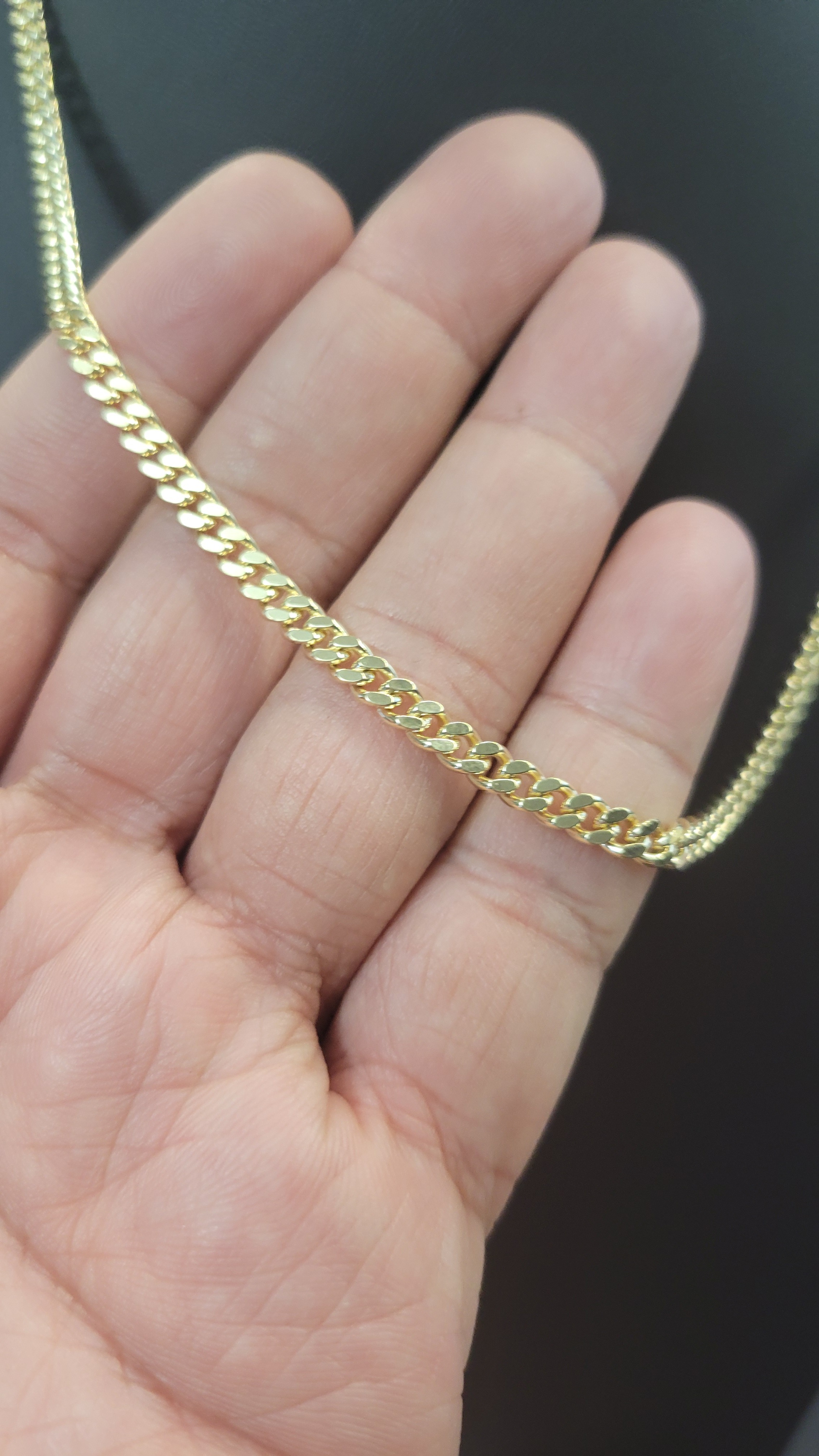 14K 4.5MM BABY CURB CHAIN