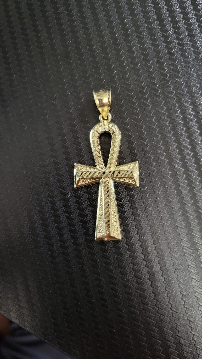 14K ANKH CROSSES