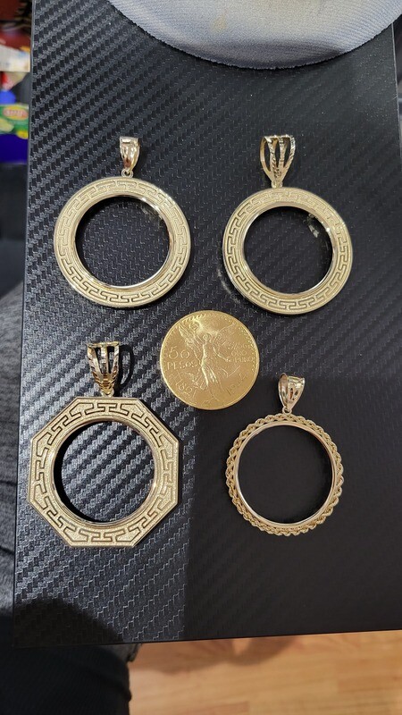 CENTENARIO 50 PESOS COIN W/ CHOICE OF BEZEL