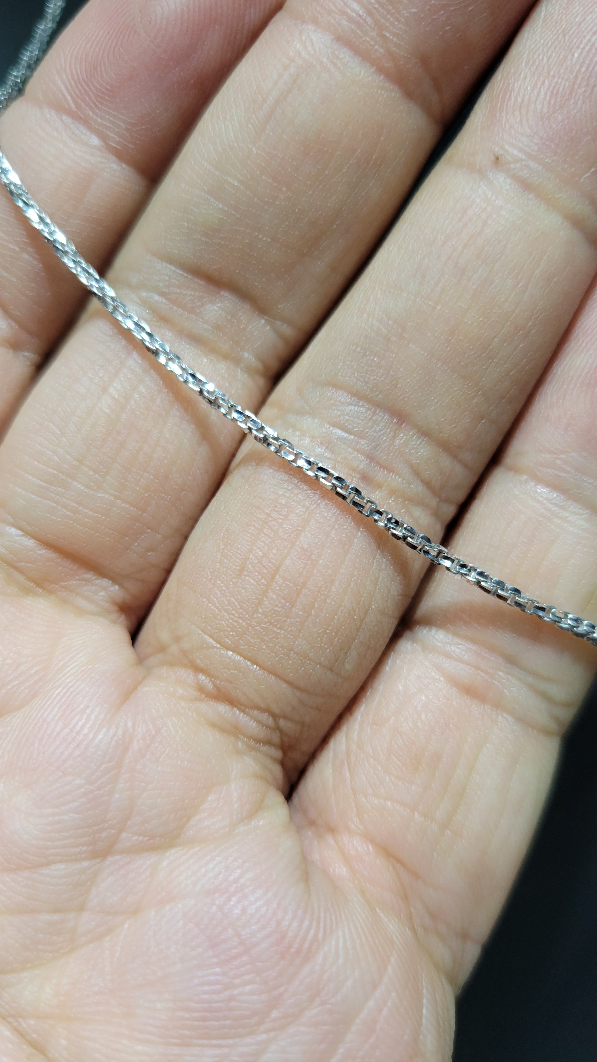 Diamond Box Chain White Gold at Stanley Harrison blog