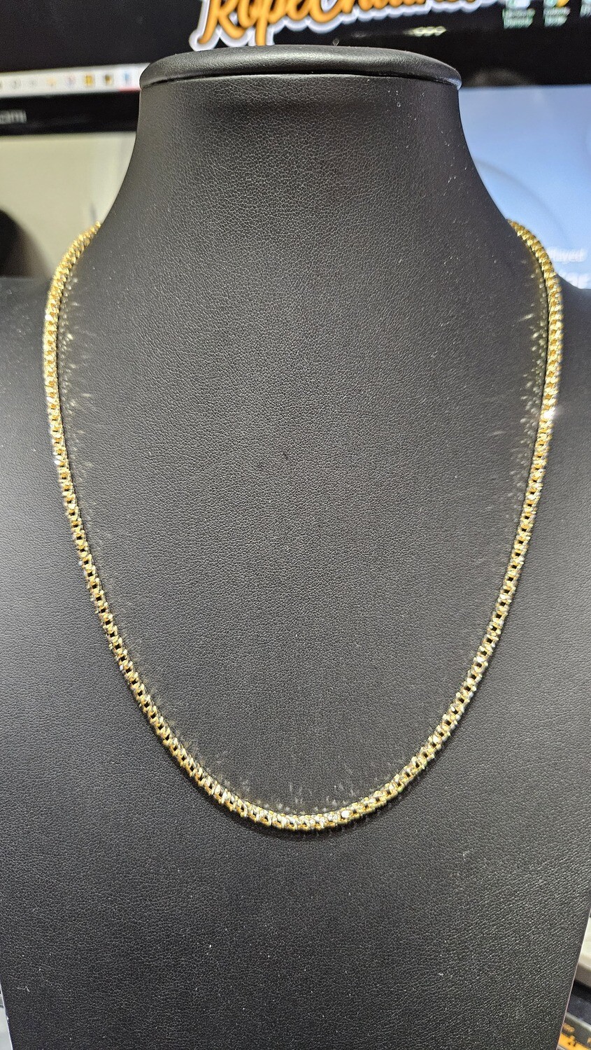 14K 3MM 20" PRISM FRANCO ( USED)