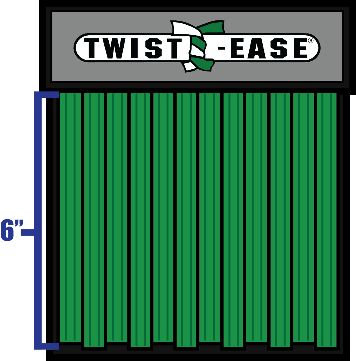6 Inch Dual Wire Twist Ties