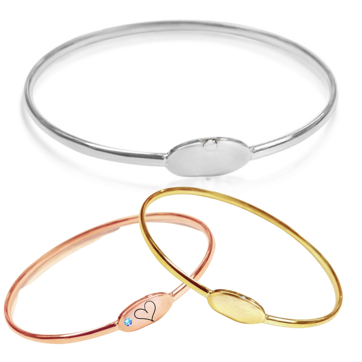 Custom Made SOLID Disc Bangle