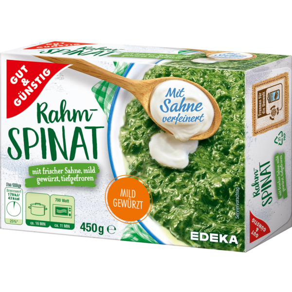 Rahmspinat 450g