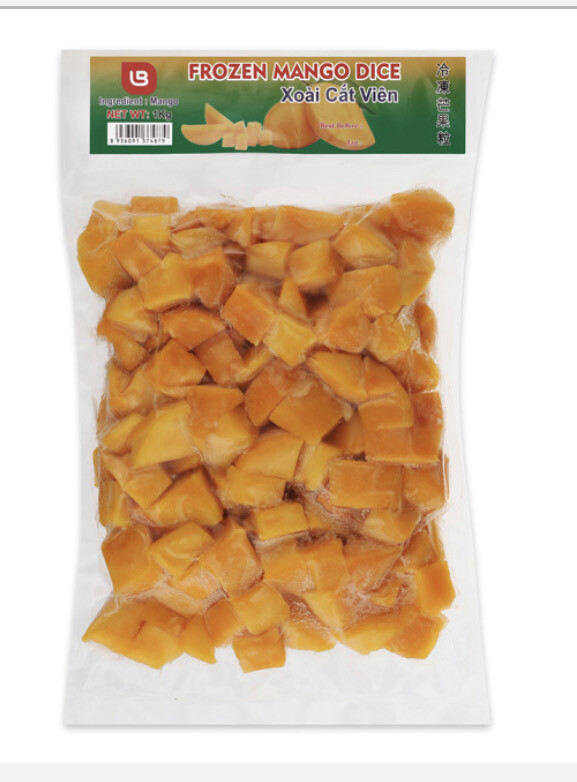 Frozen Mango Diced 1kg