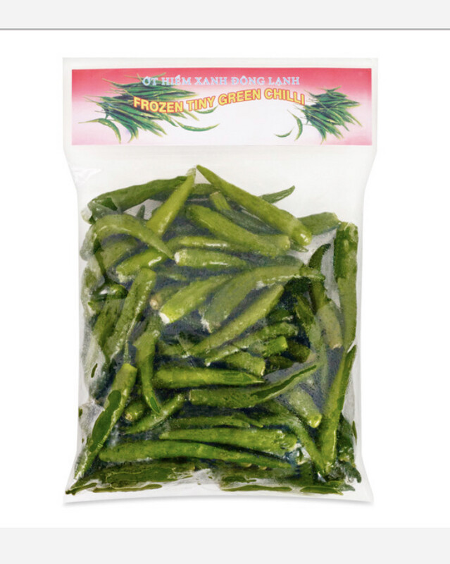 LB Frozen Tiny Green Chili 200g
