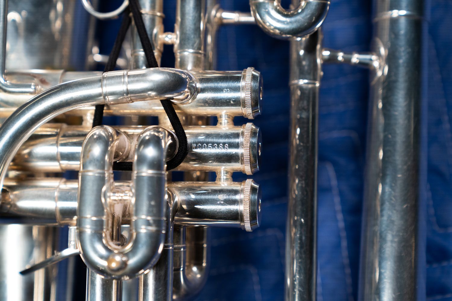 Jupiter Quantum Marching Bb Baritone, Silver, Model 1101MS, Serial ...