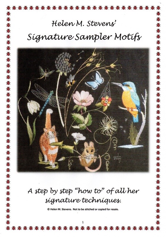 SIGNATURE SAMPLER MOTIFS - Hand Embroidery Designs