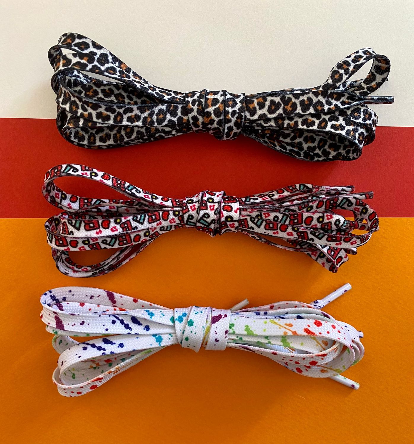 Original printed shoelaces