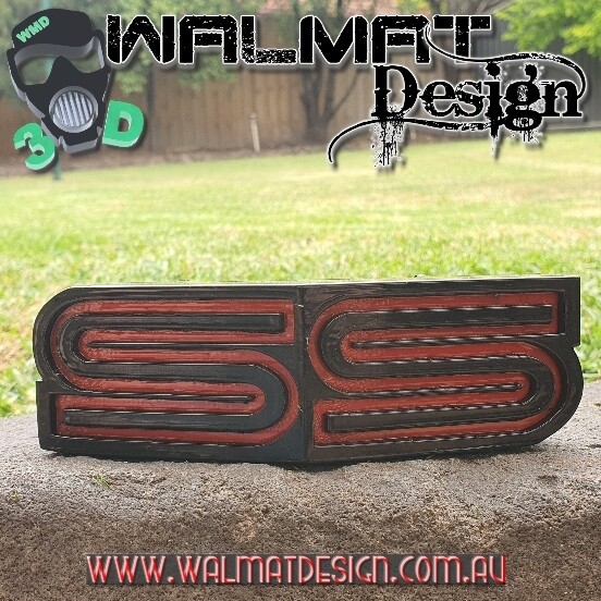 Holden custom grille badge - HQ Holden - HQ SS Infra Red Original Style