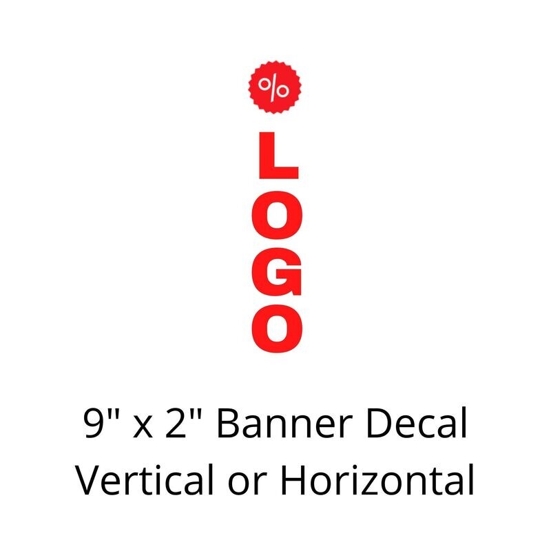 Sample Banner Logo Decal