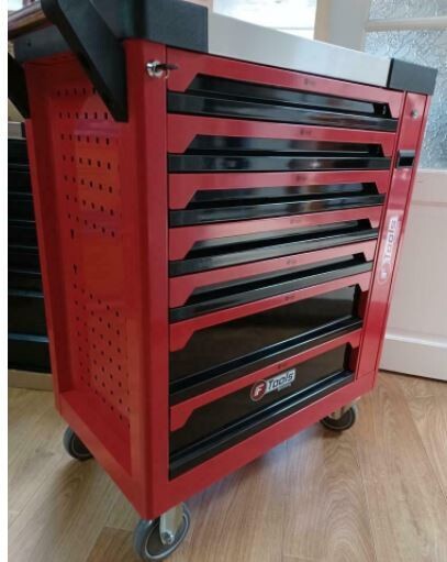 Gereedschapswagen F-tools XXL, 7 lades 6 gevuld. NIEUW