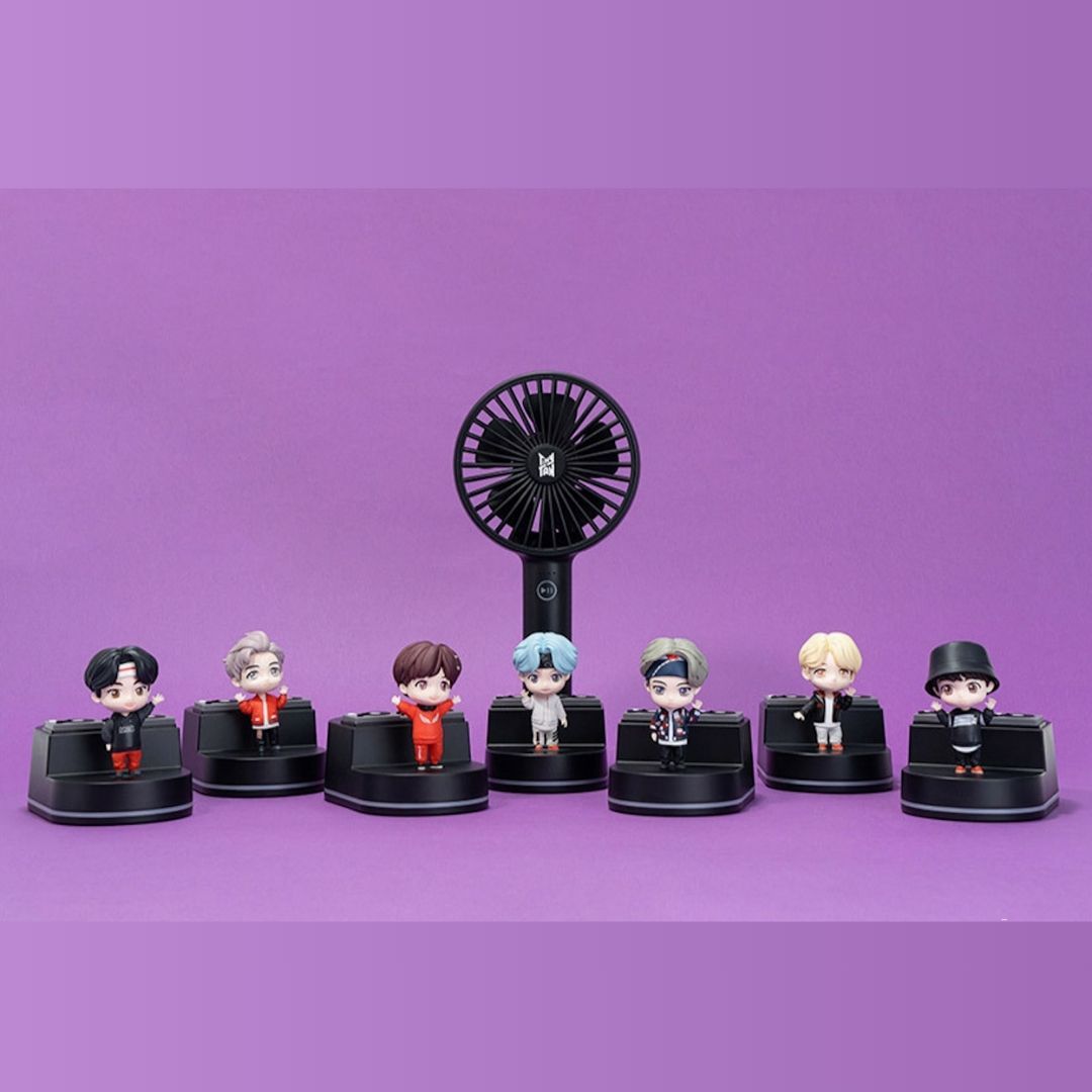 BTS TinyTan Portable Fan Mic Drop Ver. - Korean Product - Kstairway